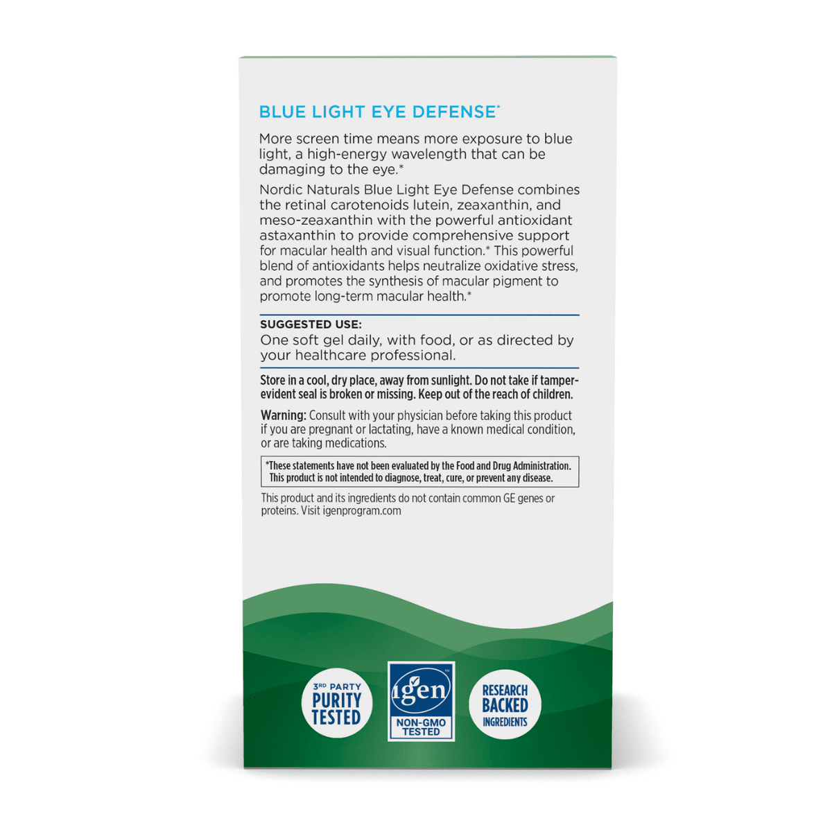 Nordic Naturals - Blue Light Eye Defense 60sg | Merge Health